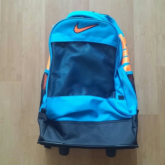 Nike | Bags | Nwt Nike Rolling Backpack Book Bag Laptop Carry On | Poshmark
